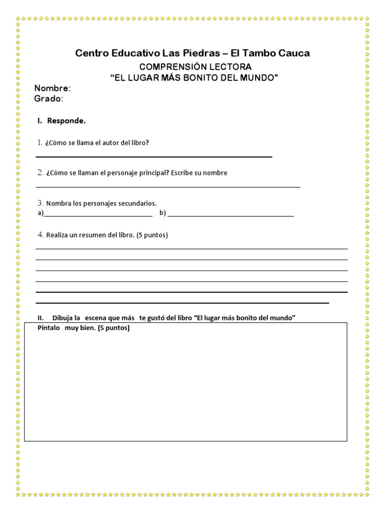 Comprension Lectora Libro | PDF