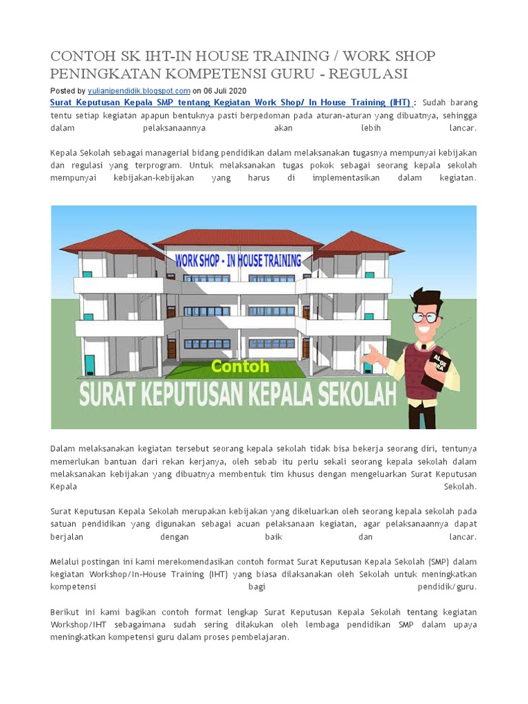 Contoh SK Iht | PDF