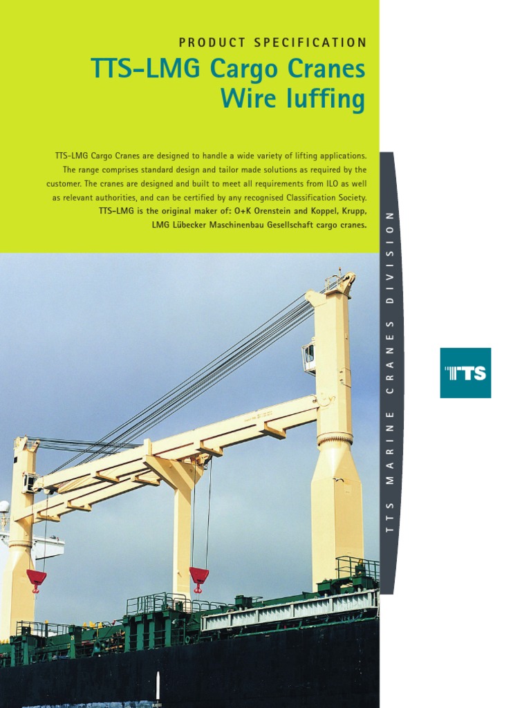 TTS-LMG Cargo Cranes | PDF | Crane (Machine) | Bearing (Mechanical)