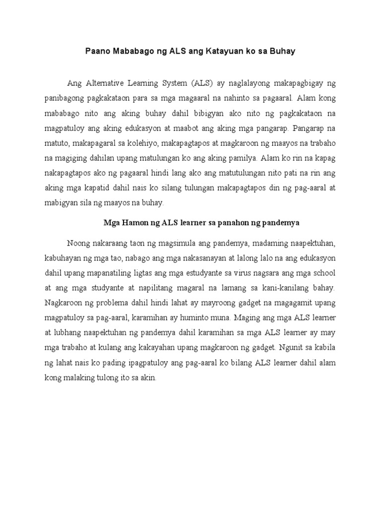 Tagalog - Learning Strand 1 | PDF