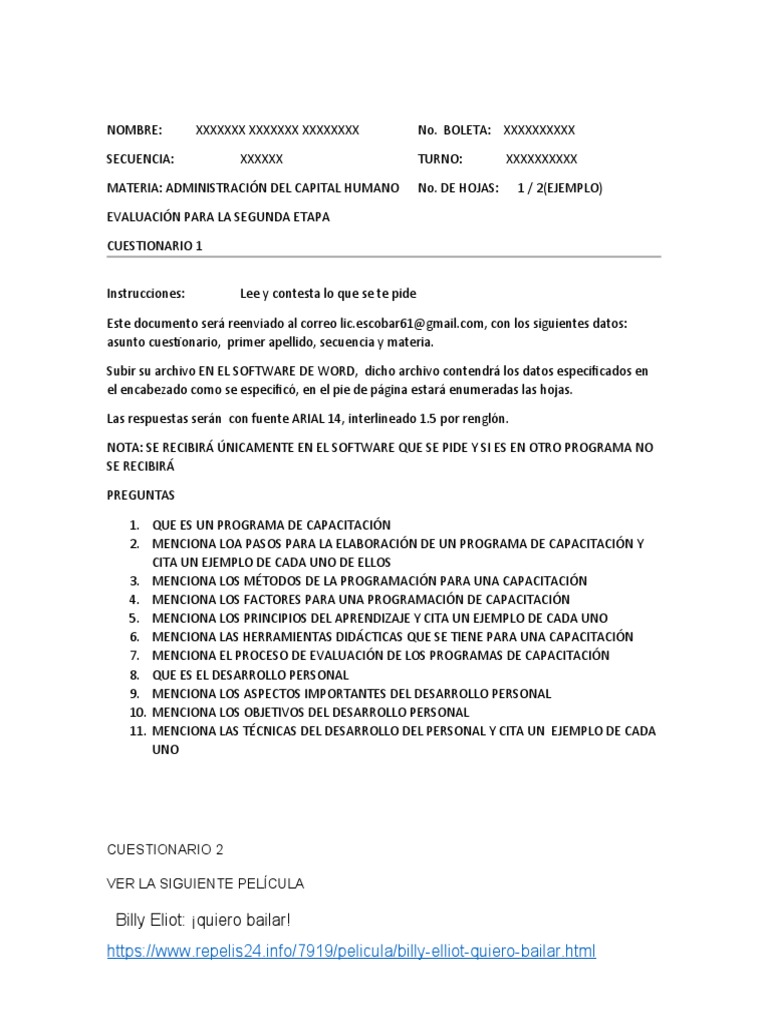 Cuestionario 1 y 2 Admon Ing Segu Parcial | PDF | Desarrollo personal | Cuestionario