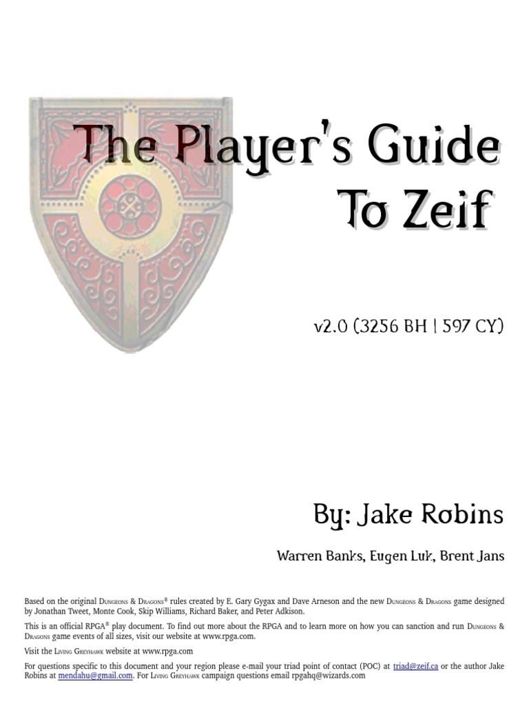 Zeif Guide | PDF