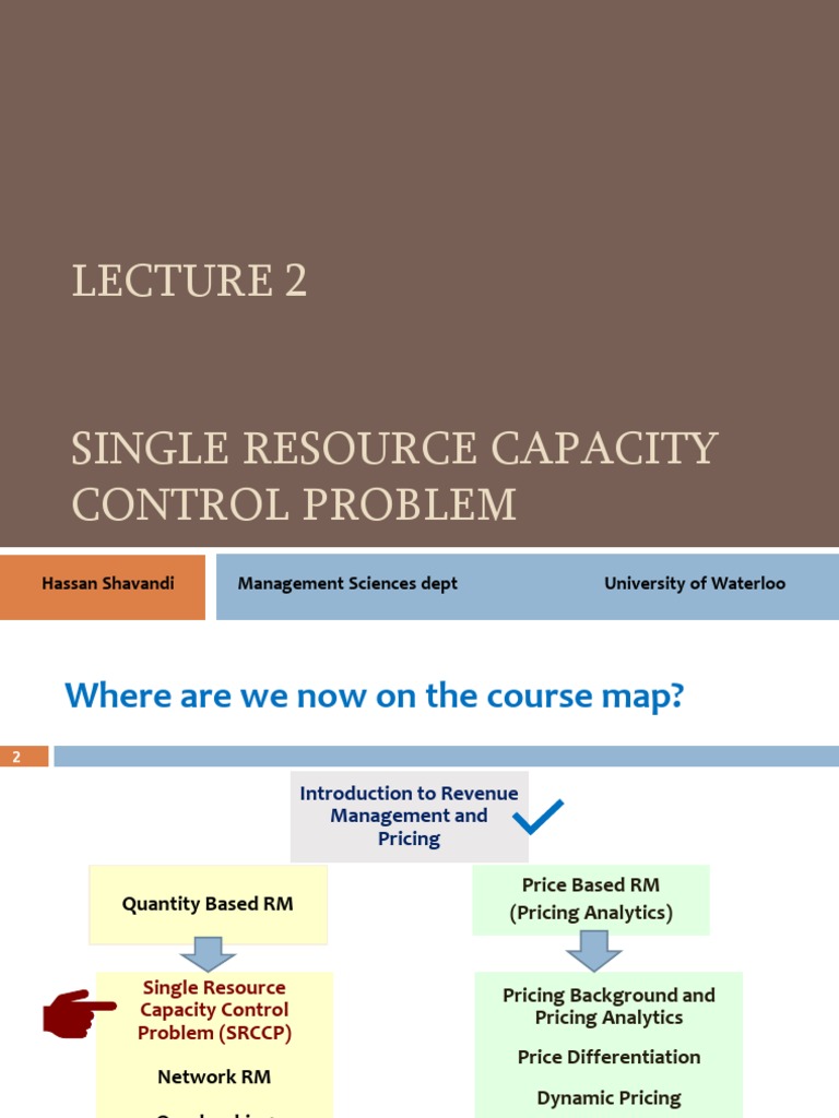Single Resource Capacity Control in RM | PDF | Business Economics ...
