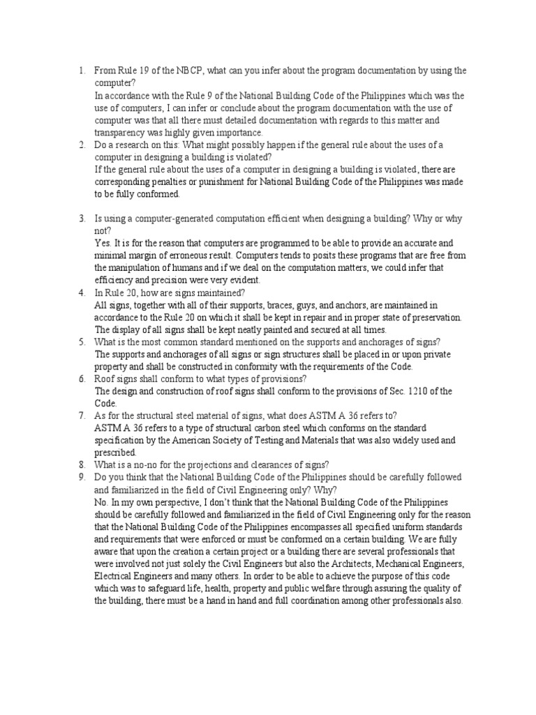 Assignment Building Design | PDF | Building Code | Specification (Technical Standard)