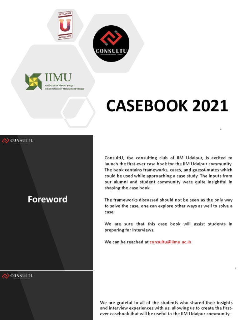 Casebook | Download Free PDF | Consultant | Marketing