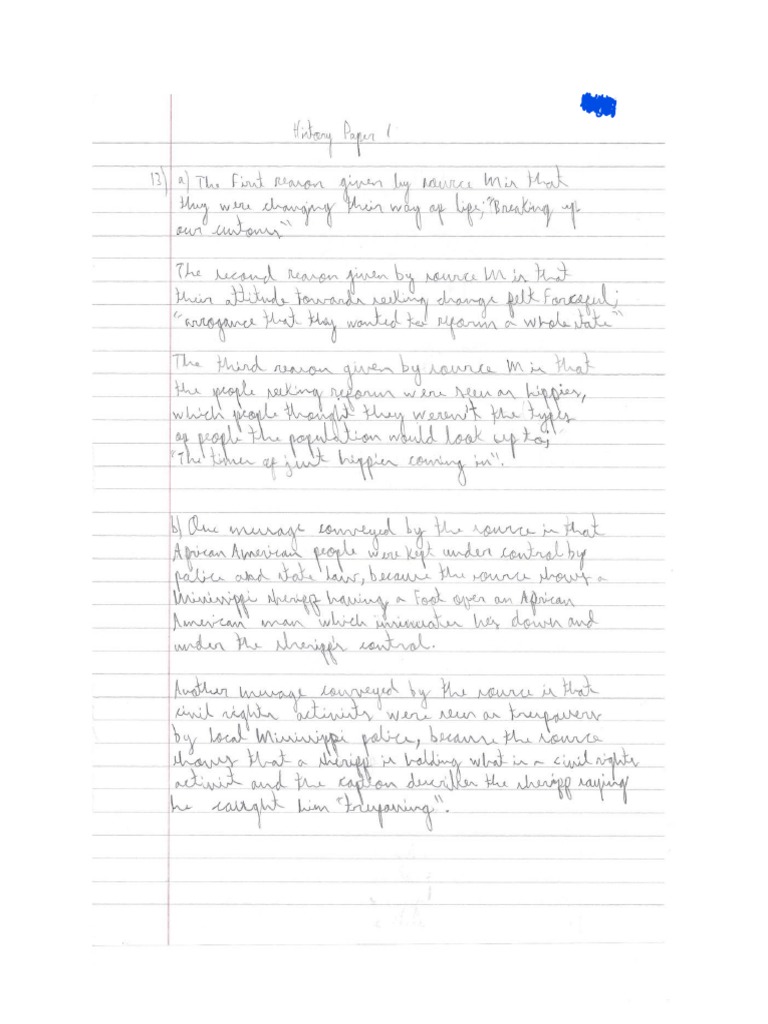 History Paper 1 | PDF