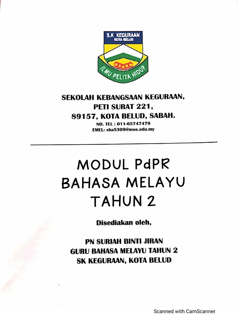 Modul PDPR BM Tahun 2 | PDF