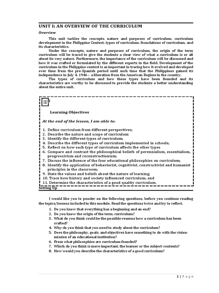 Profed 5 Module | PDF | Curriculum | Cognition
