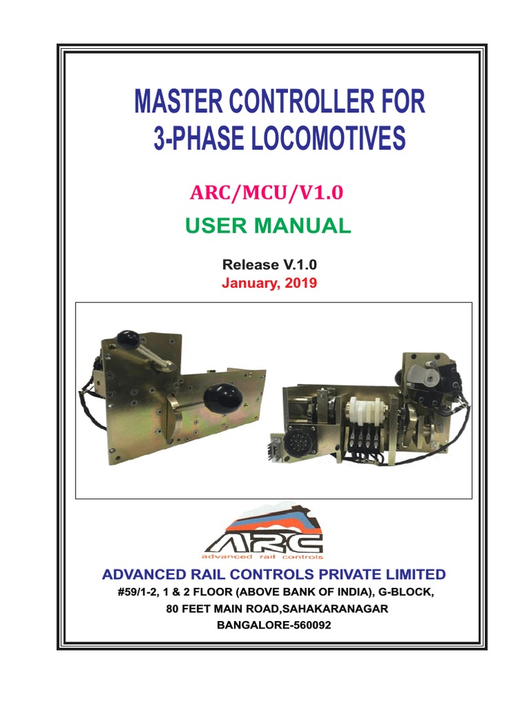 ARC Master Controller User Manual | PDF | Switch | Electrical Connector