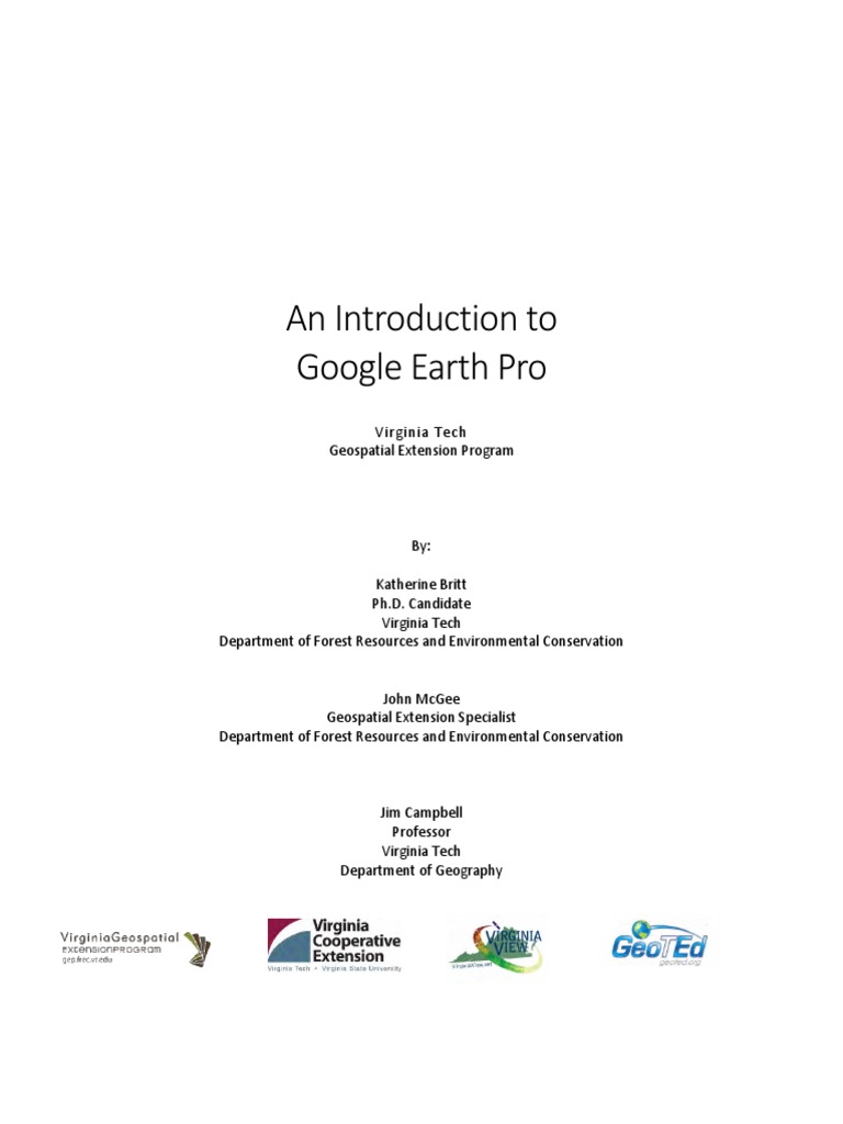 Introduction to Google Earth Pro | PDF | Window (Computing) | Gmail