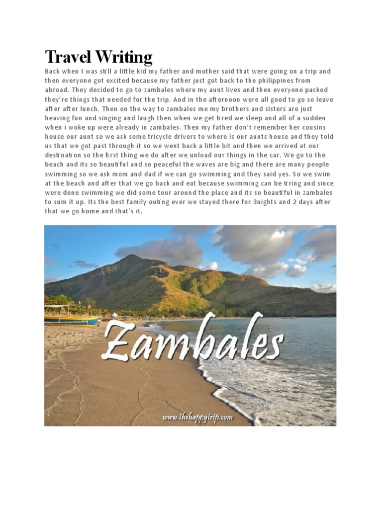 Travel Writing | PDF
