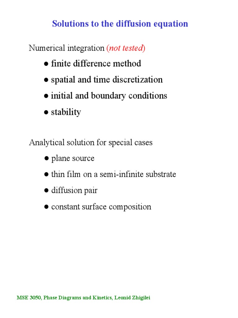 DiffEq Solution | Download Free PDF | Diffusion | Mathematics