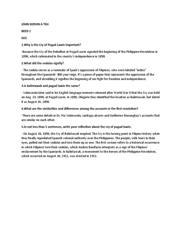 GE2 Activity 5 | PDF