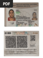 Credencial INE: Datos de Votante México | PDF