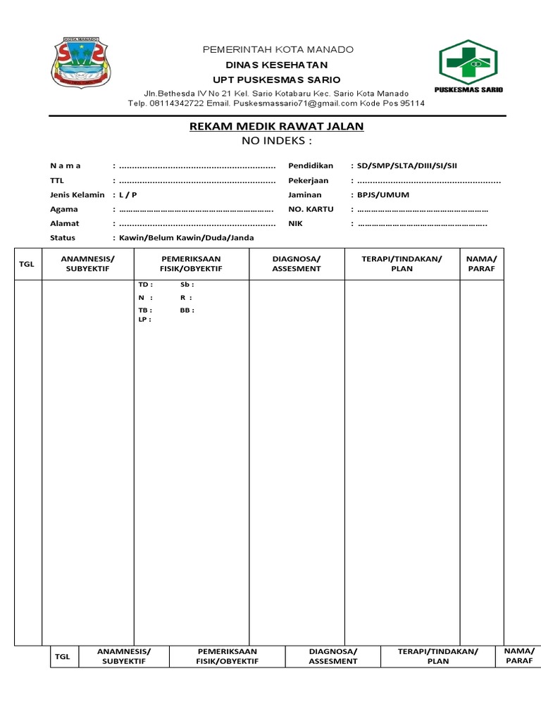 Kartu Rawat Jalan | PDF