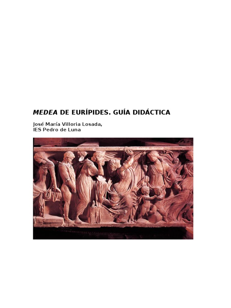 Medea de Eurípides, Guía Didáctica | PDF | Tragedia griega | Eurípides