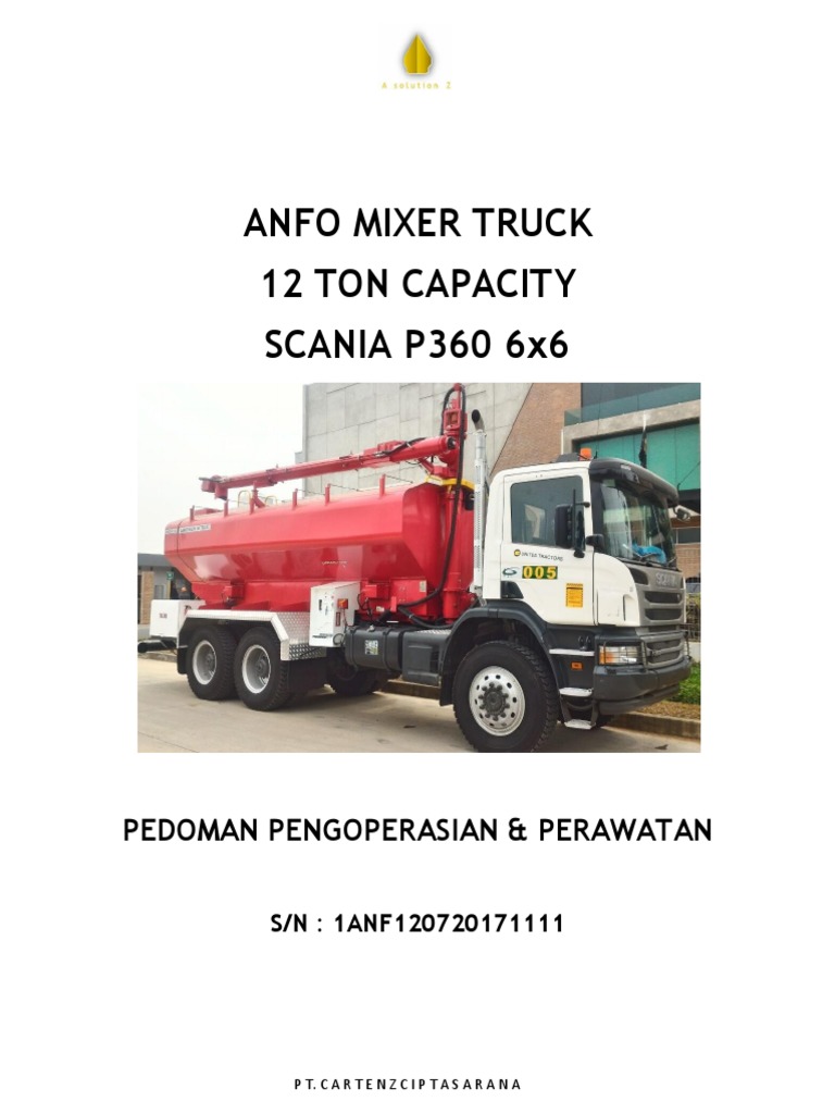 Omm Anfo Truck 14 Ton | PDF