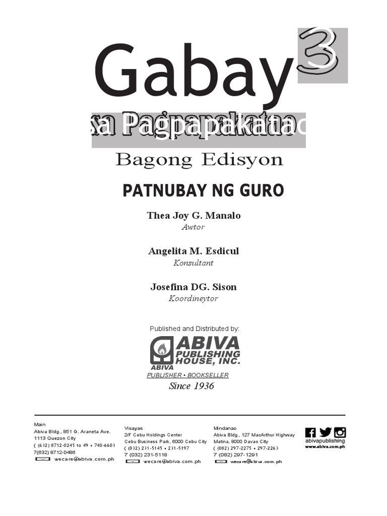 Gabay 3 | PDF