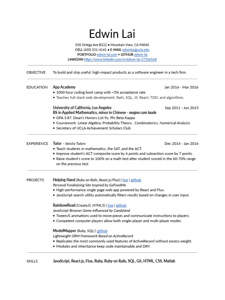 Edwin Lai: CELL (650) 521 4141 - E MAIL Portfolio Linkedin | PDF | Web ...