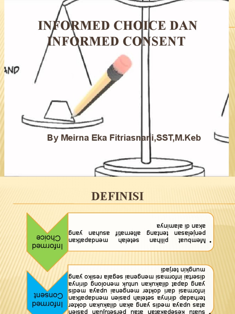 Informed Choice Dan Informed Consent | PDF