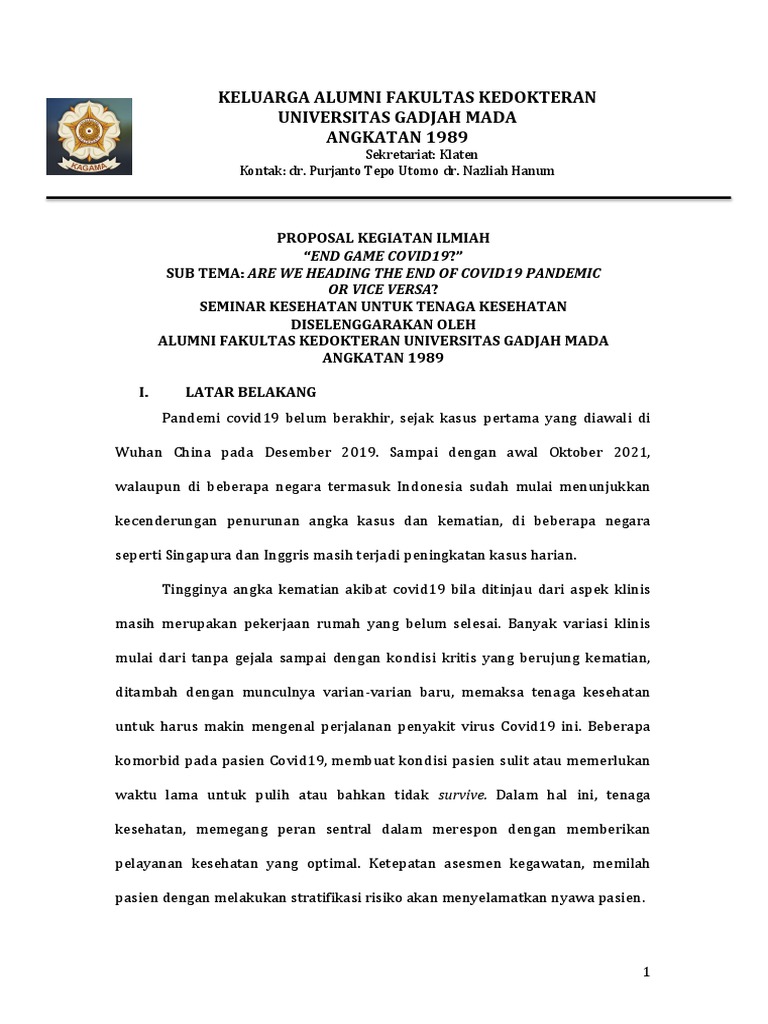 Webinar Fkugm89 2021 Final Draft | PDF