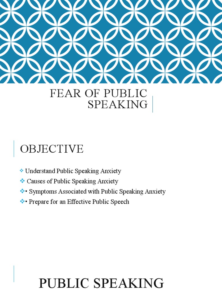 Overcoming Speech Anxiety: Understanding the Causes and Symptoms of ...