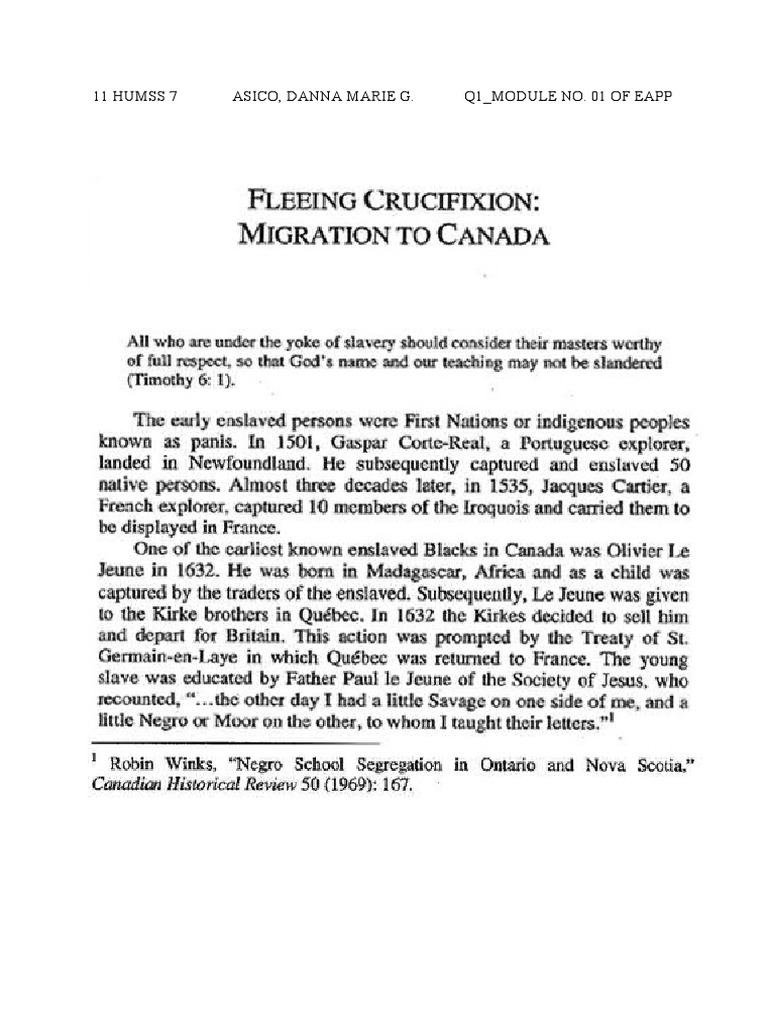 11 HUMSS 7 - ASICO - Modules in Eapp | PDF | Travel