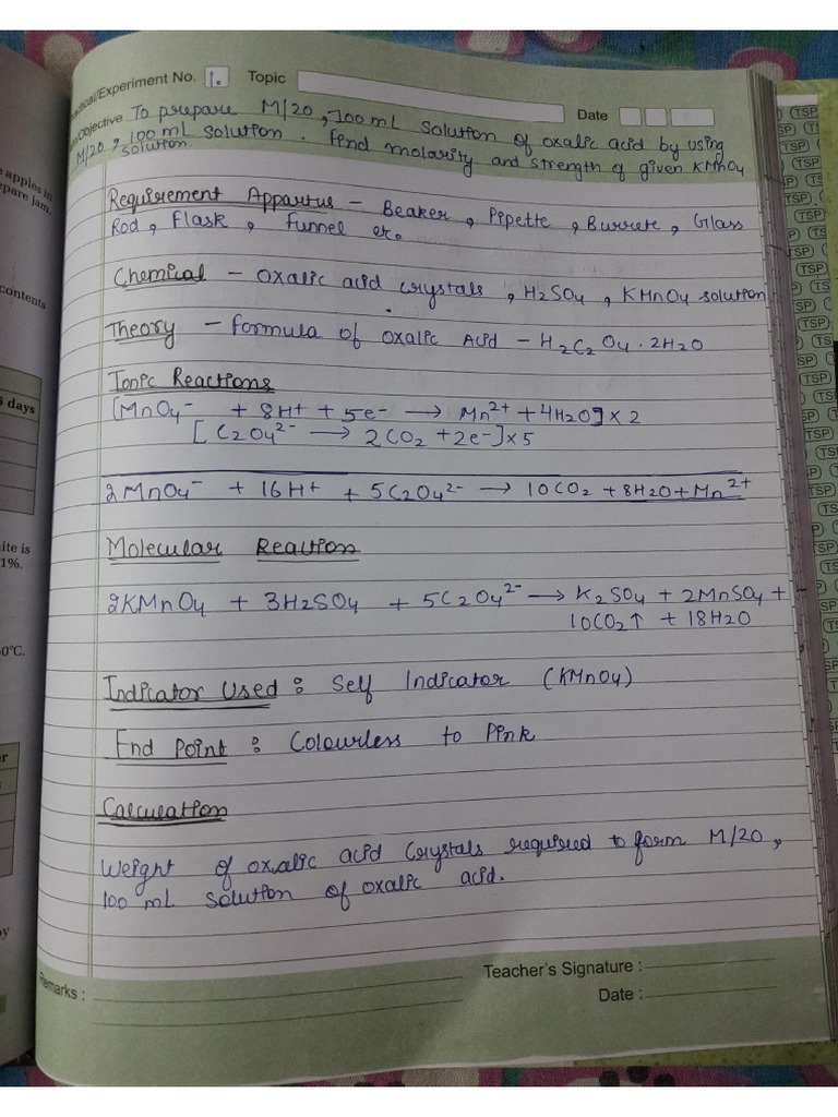 Class 12th Chemistry Practical File | PDF Class 12th Chemistry Practical File | PDF