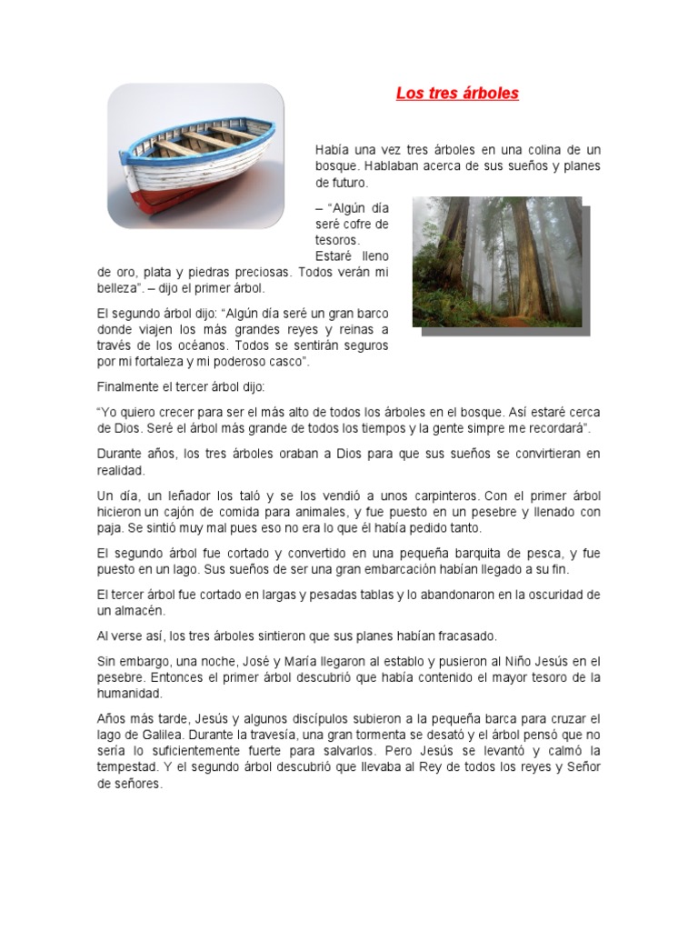 La historia de los tres árboles | PDF