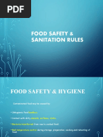Audit Catering Check List | PDF | Hygiene | Refrigerator