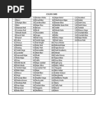 Roblox Color Codes – HTML Color Codes | PDF | Grey | Color