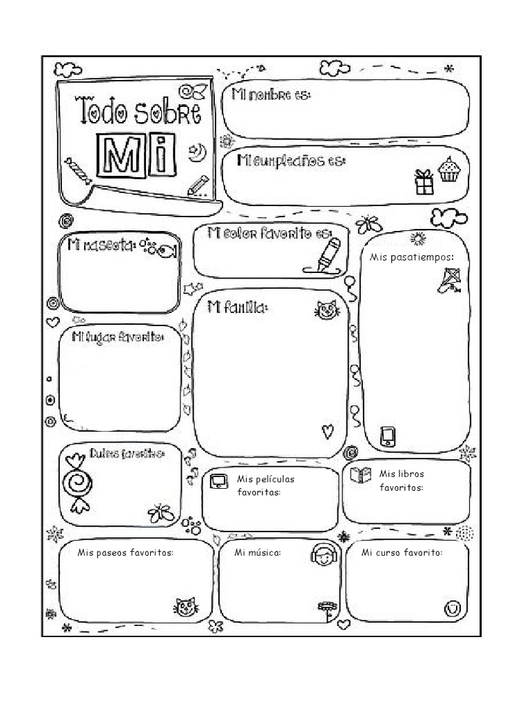 Ficha Me Conozco | PDF | Poesía