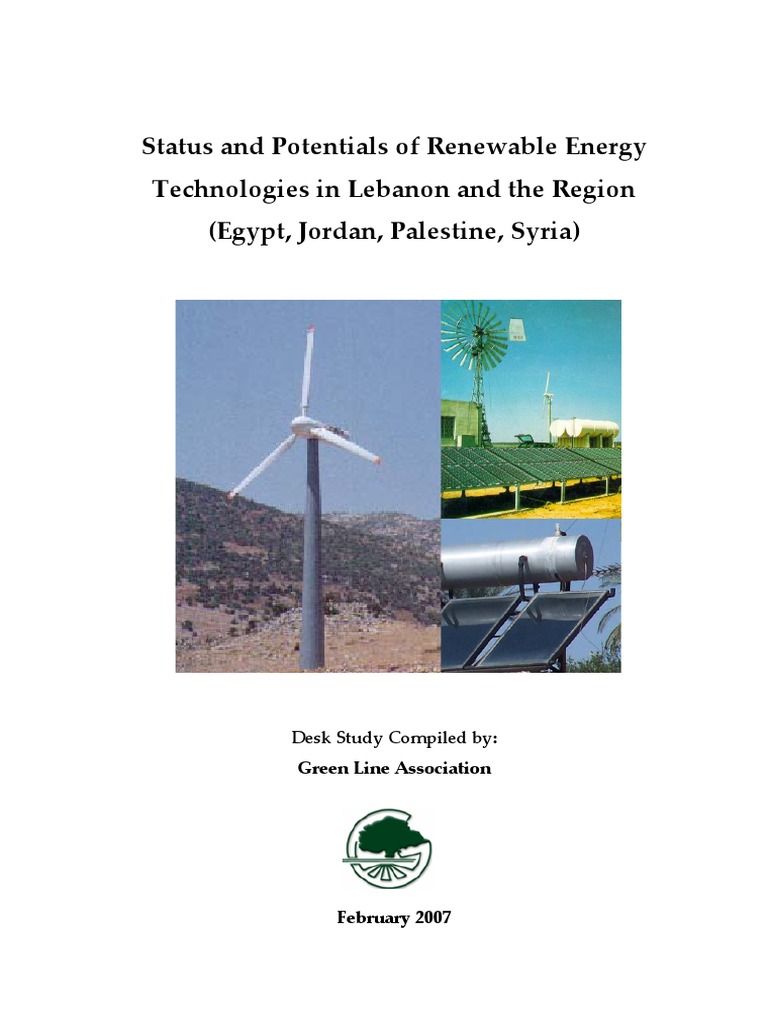 Renewable Energy Status in Lebanon | PDF | Energy Development | Solar Power