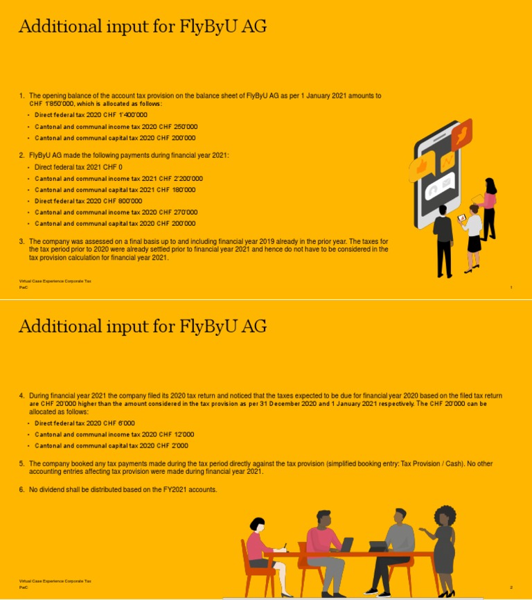Additional Input FlyByU AG | PDF