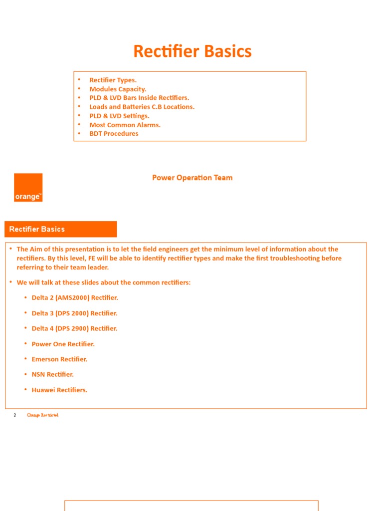 Rectifiers Basics V1.2020 | PDF | Rectifier | Personal Digital Assistant