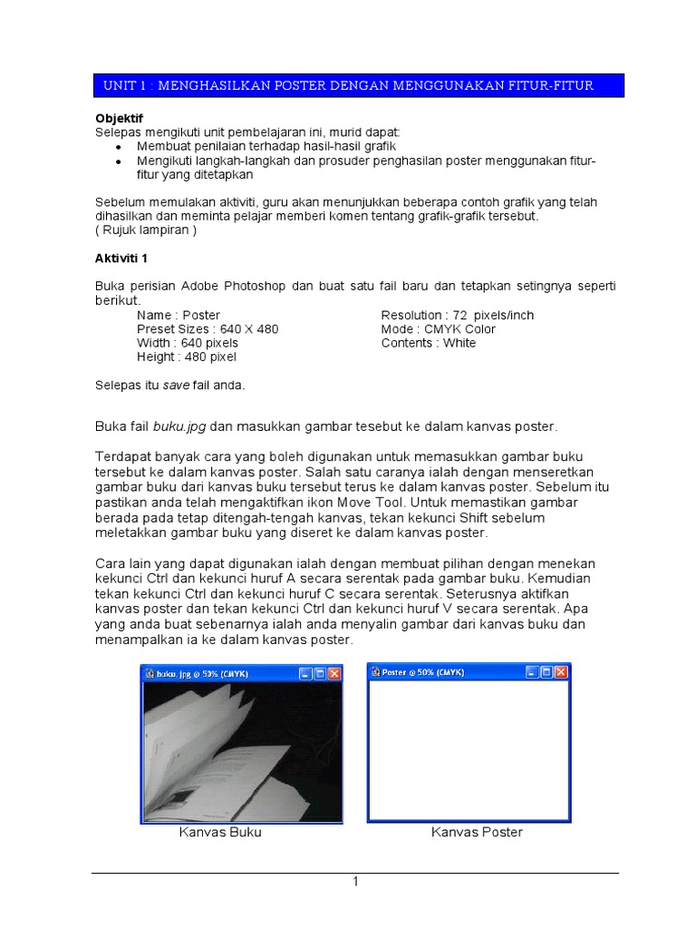 Modul Membuat Poster | PDF
