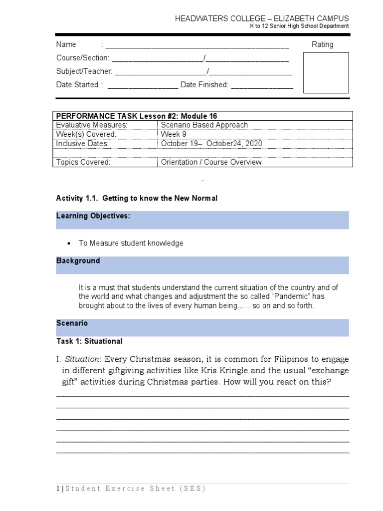 SES (Week9) Lesson 1 Module 16 | PDF | Redistribution Of Income And ...