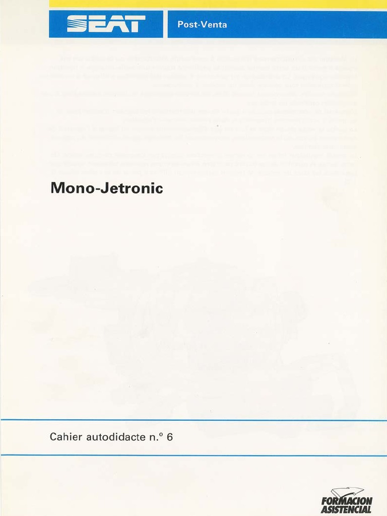 SSP006 - FR Mono-Jetronic | PDF