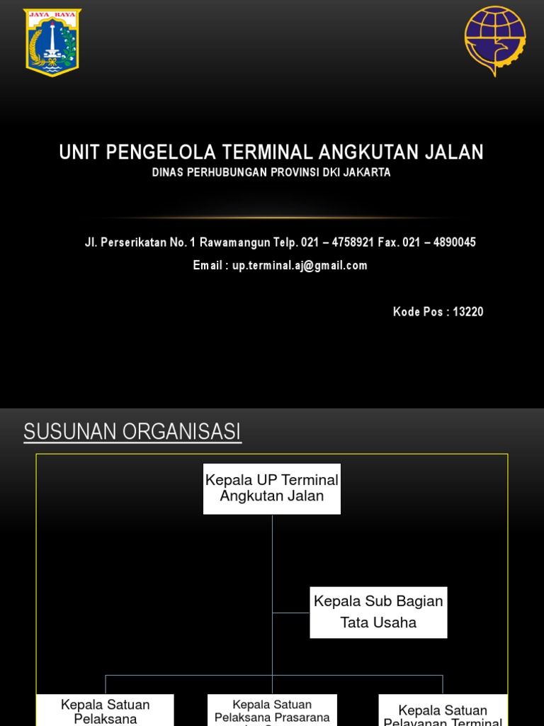 153 Profil Unit Pengelola Terminal Angkutan Jalan | PDF