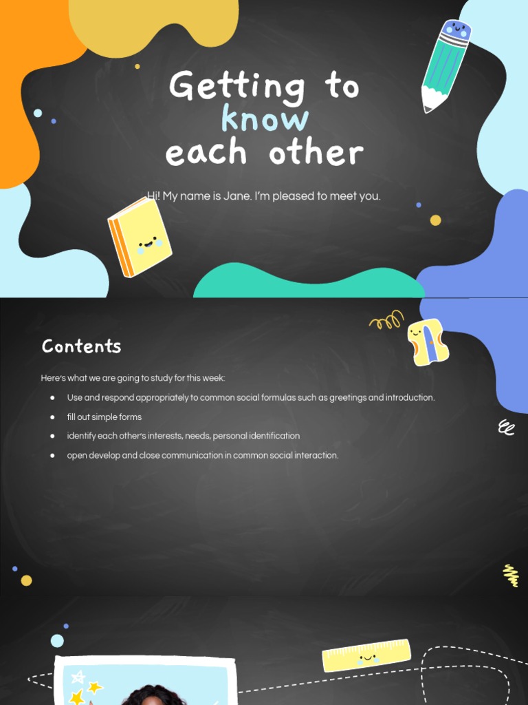 Lesson 1 Getting To Know Each Other | PDF | Outdoor Recreation | Employment