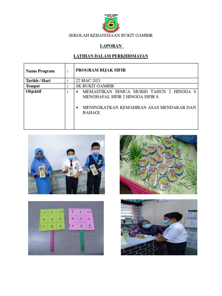 Opr Program Bijak Sifir | PDF