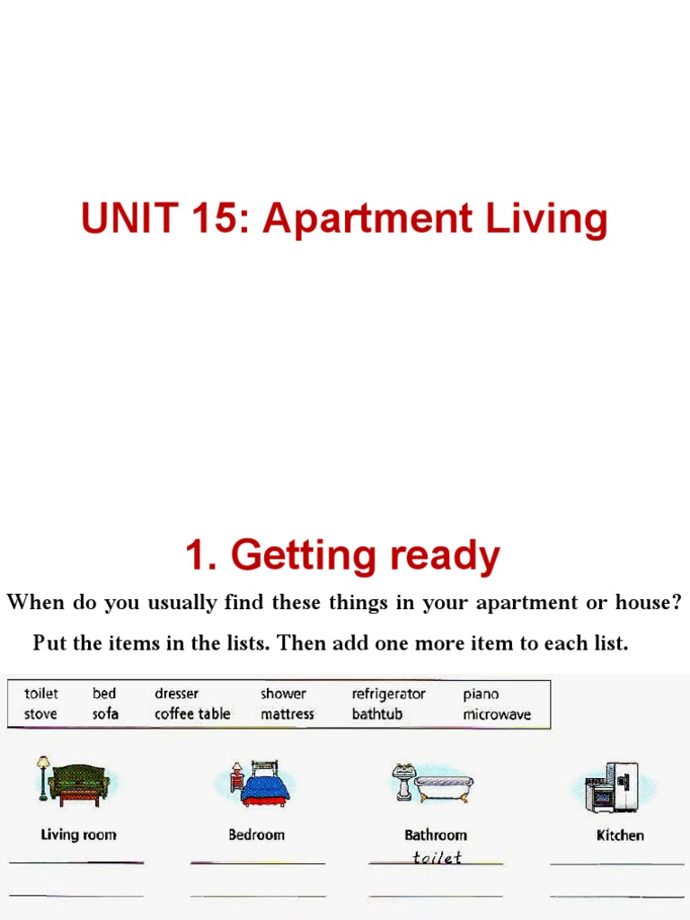 Unit15 Apartment Living | PDF | Bedroom | Home