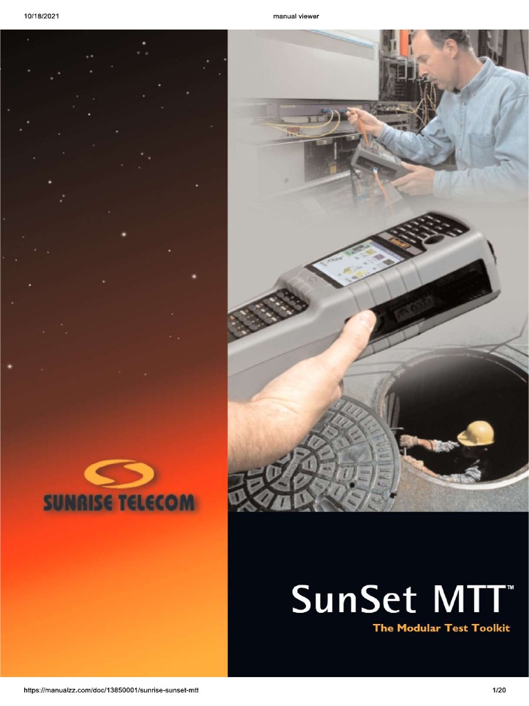 Sunrise-Sunset MTT User Manual | PDF