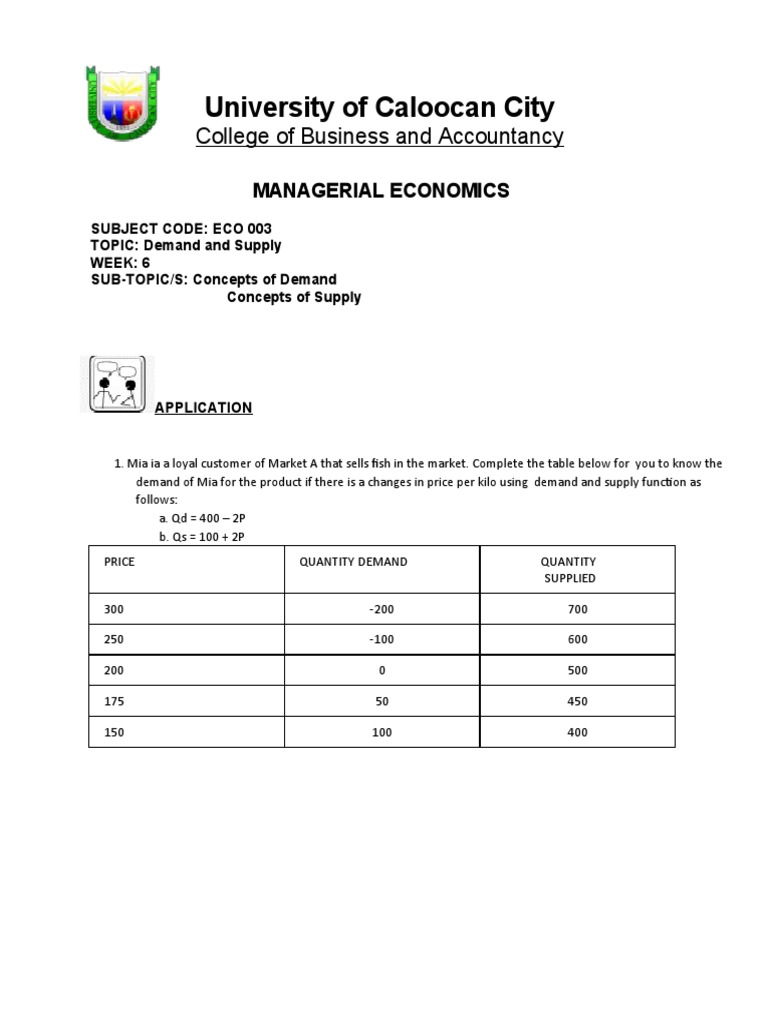 University of Caloocan City: College of Business and Accountancy | PDF