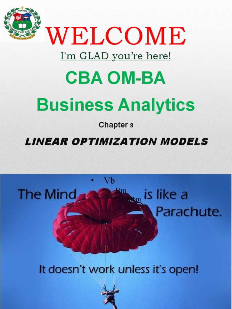 Linear Optimization in Business | PDF | Mathematical Optimization ...