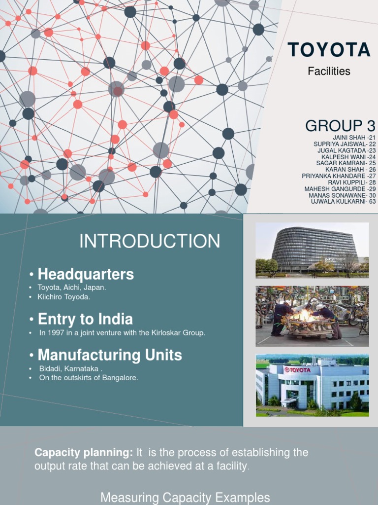 Toyota: Group 3 | PDF | Business Process | Business Economics