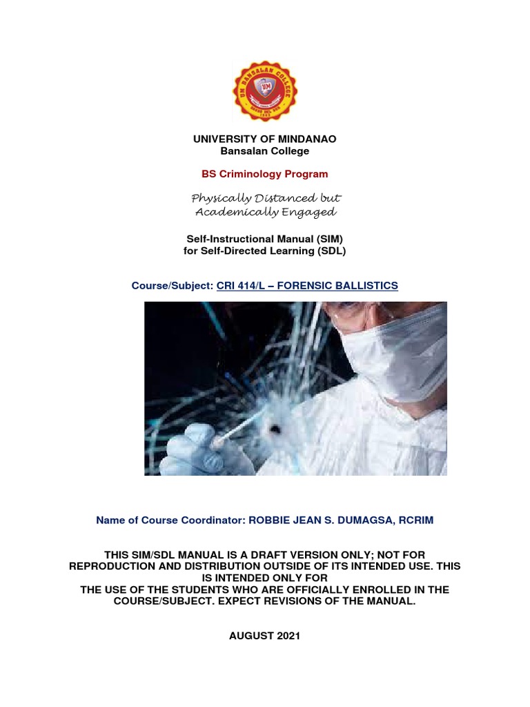 BS Criminology Program: Physically Distanced But Academically Engaged ...