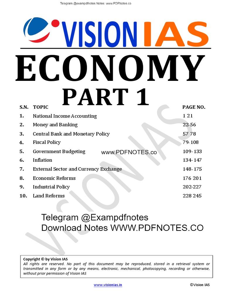 Vision 21 Eco 1 PDFNotes Co | PDF | Gross Domestic Product | Exchange Rate