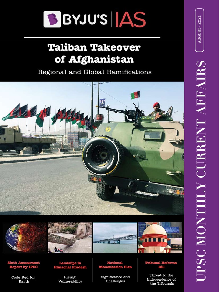 BYJUS Current Affairs Monthly Magazine August 2021 | Download Free PDF ...