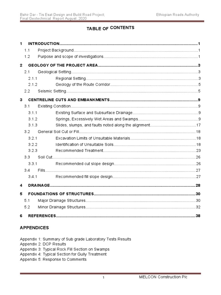 Geotechnical Report | PDF | Landslide | Civil Engineering
